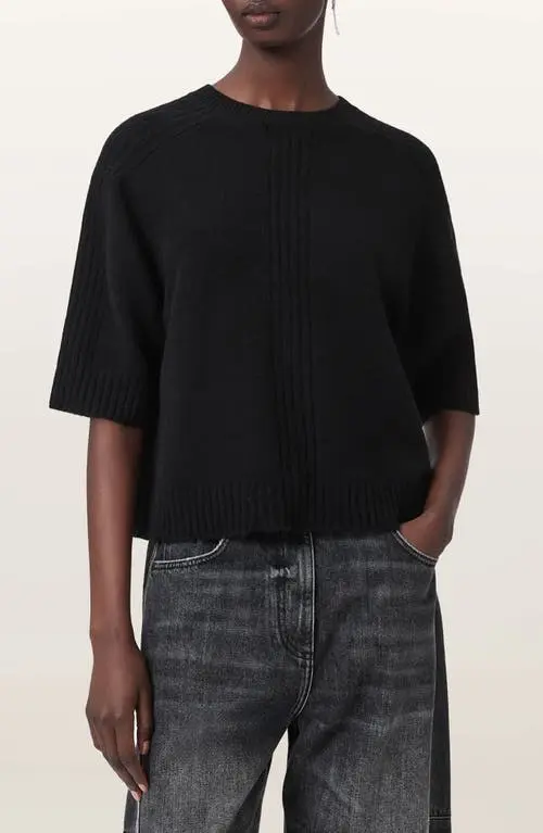 ALLSAINTS Nix Short Sleeve Sweater