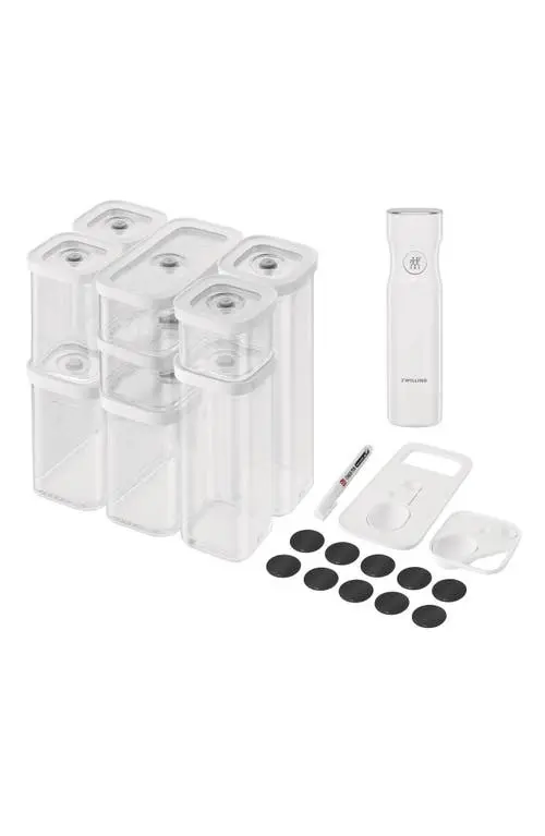 ZWILLING Fresh & Save 13-piece Cube Set & Vacuum Pump Set - Clear