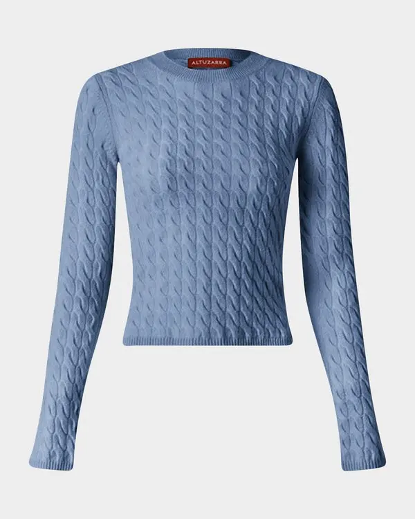 Altuzarra Milla Cashmere Cable-knit Sweater