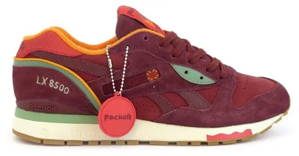 REEBOK Lx 8500 Packer Sneakers Four Seasons Autumn - Burgundy/red/gold