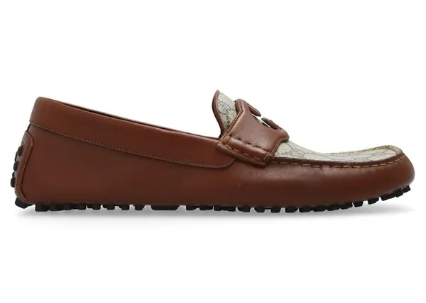 Gucci Interlocking G Driver Loafer - Brown