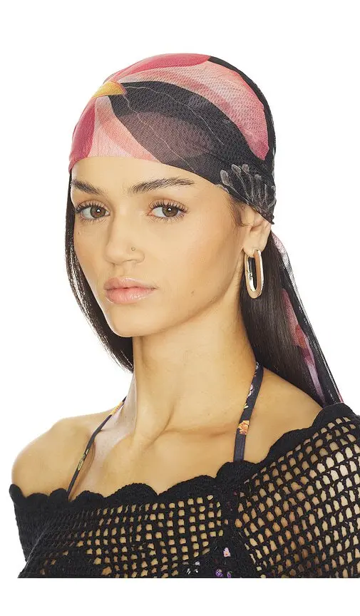Agua Bendita Marine Ambar Scarf - Black