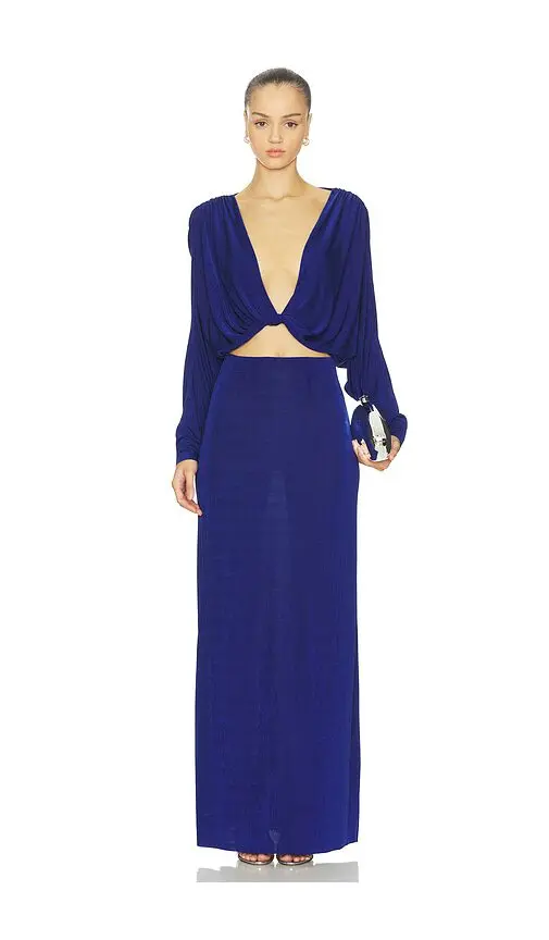 SEROYA Morgan Dress - Blue