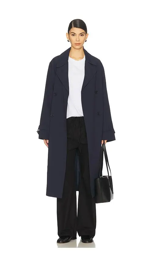 LAMARQUE X Revolve Colette Trenchcoat - Navy