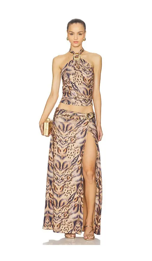 RUNAWAY THE LABEL Keeley Halter Top