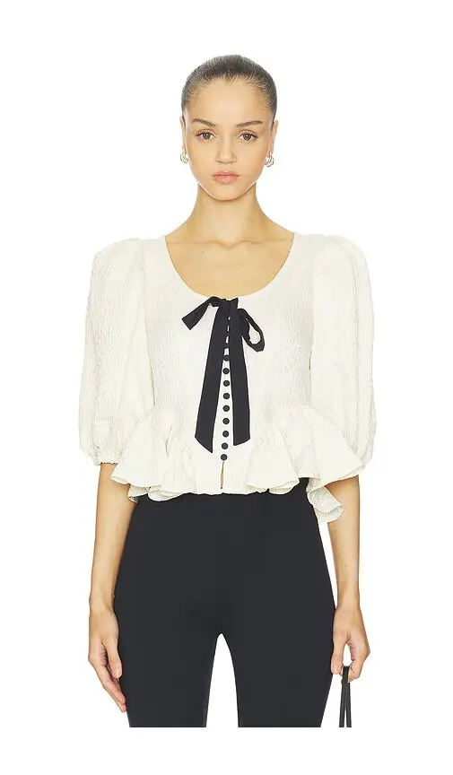 Free People Pamela Bow Top