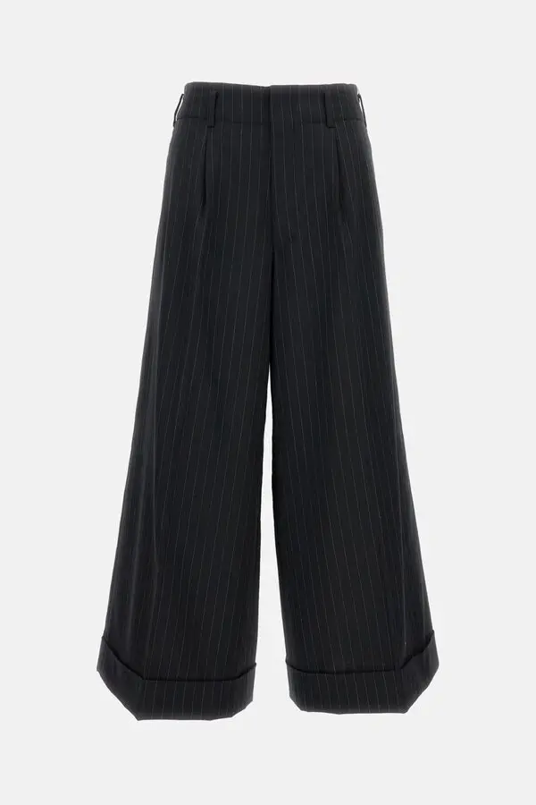 Comme Des Garçons Pinstriped Trousers