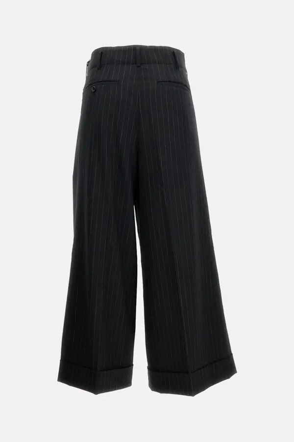 Comme Des Garçons Pinstriped Trousers