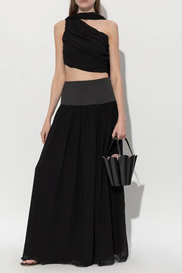 Posse Solene Flared Skirt - Black