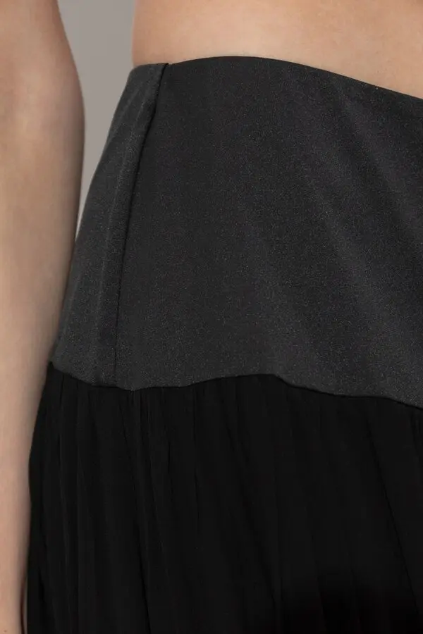 Posse Solene Flared Skirt - Black