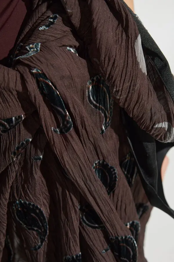Tory Burch Wrap-tie Skirt - Brown