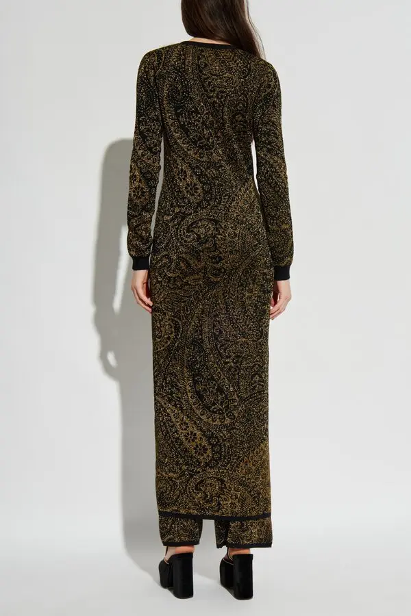 Etro Long Cardigan With Lurex Thread