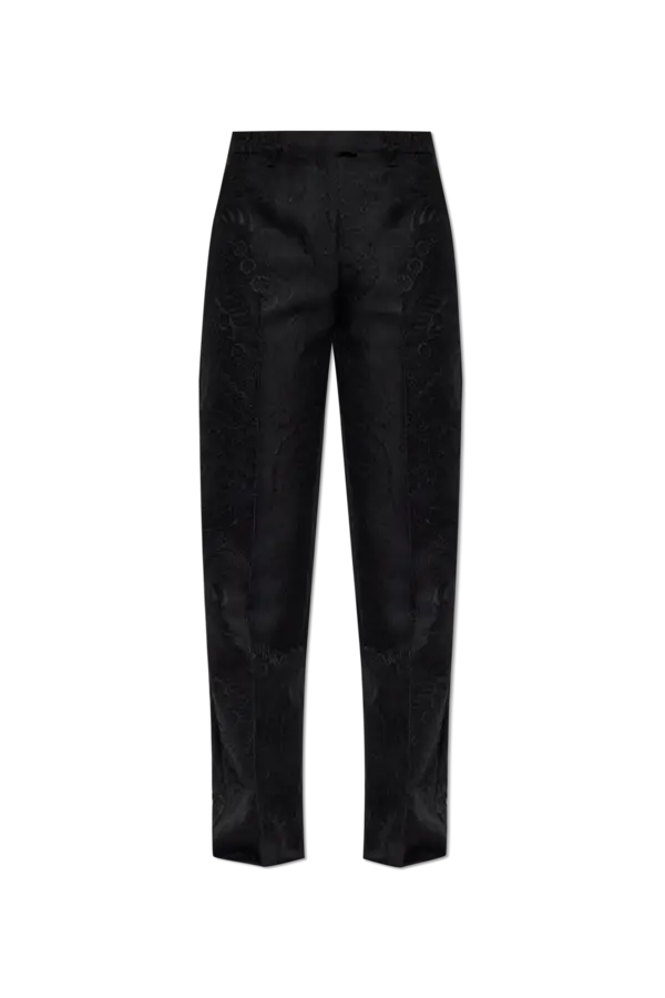 Etro Jacquard Creased Trousers