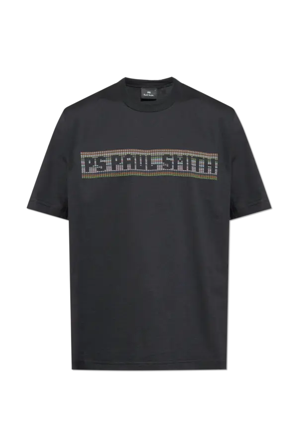 Paul Smith T-shirt With Colorful Print - Black