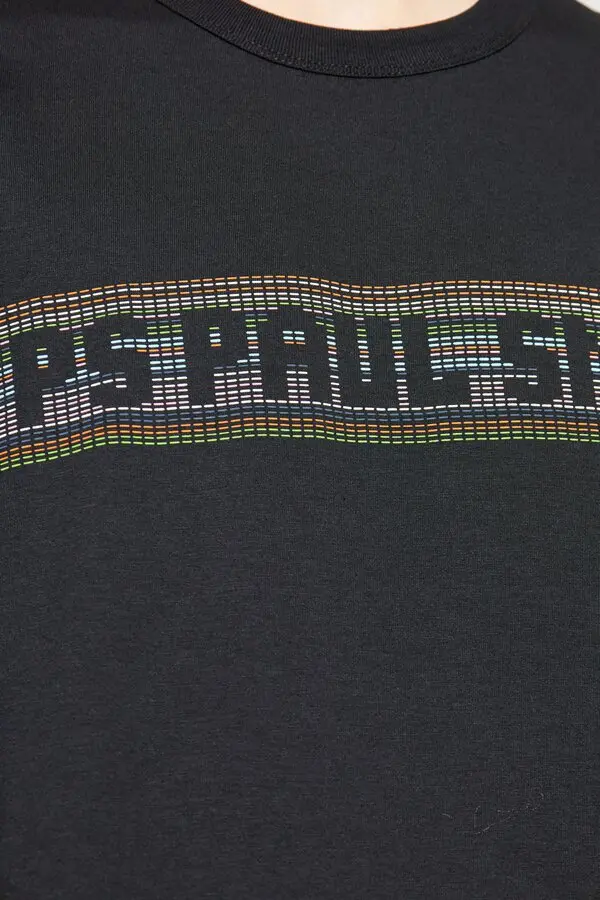 Paul Smith T-shirt With Colorful Print - Black