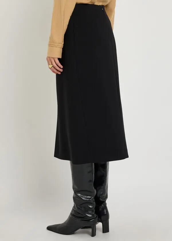 Gabriela Hearst Wool Midi Skirt