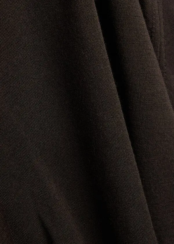 John Smedley Cherwell Merino Wool Jumper - Dark Brown