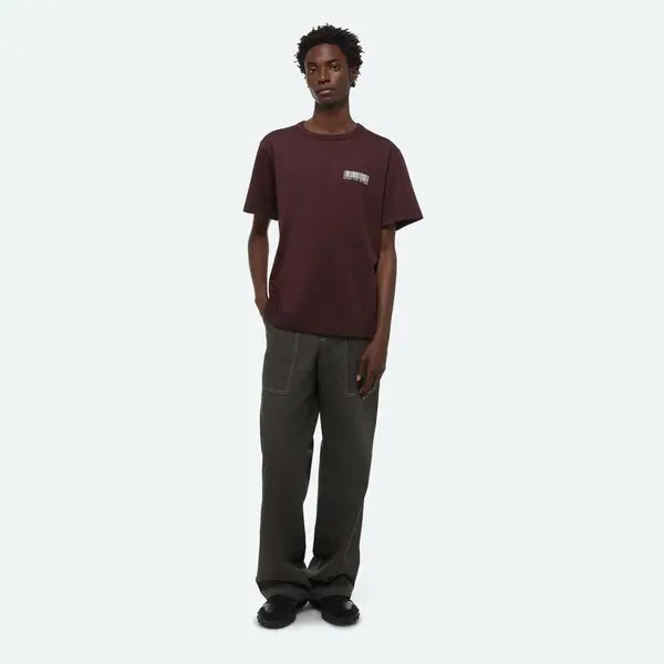 Helmut Lang Ski Schedule Tee
