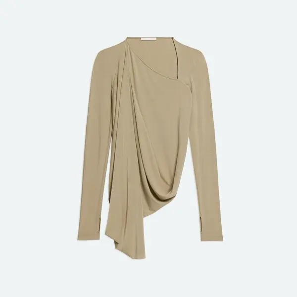 Helmut Lang Twisted Longsleeve Shirt - Taupe