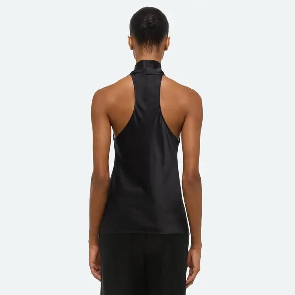 Helmut Lang Silk U-neck Top