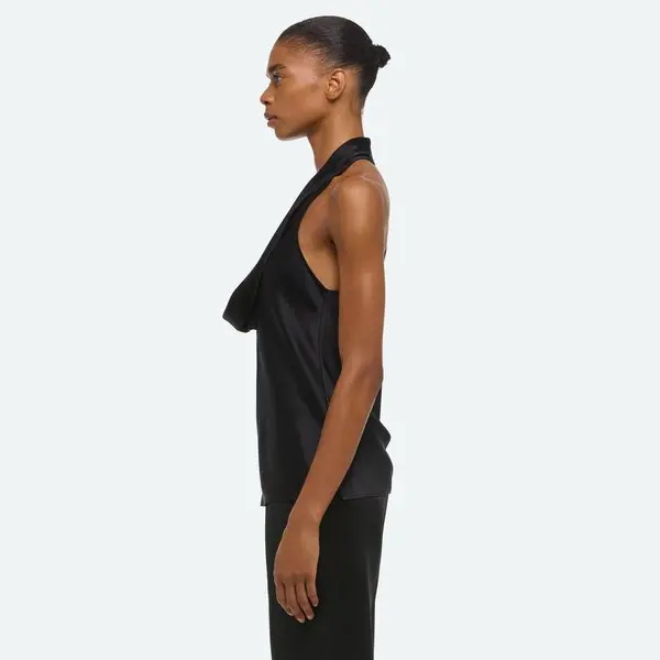 Helmut Lang Silk U-neck Top