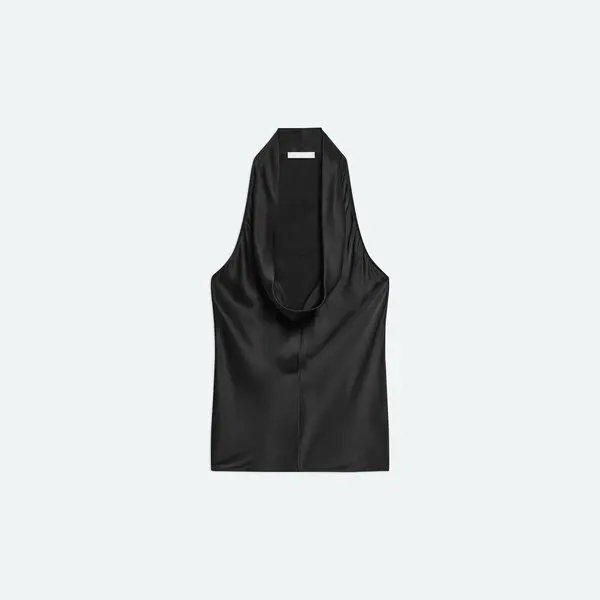 Helmut Lang Silk U-neck Top