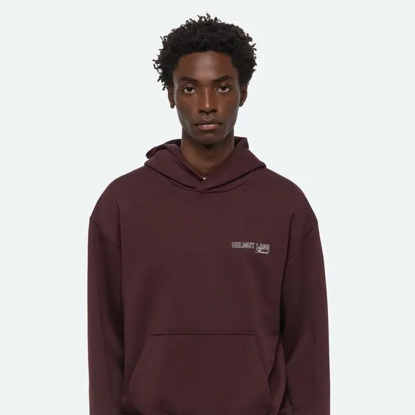 Helmut Lang Printed Skier Hoodie - Mahogany