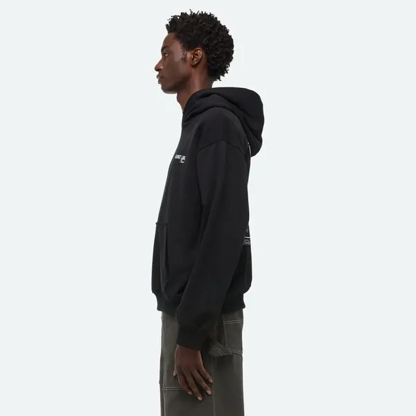 Helmut Lang Ski Map Hoodie - Black