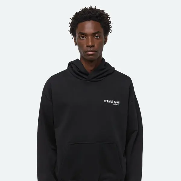 Helmut Lang Ski Map Hoodie - Black