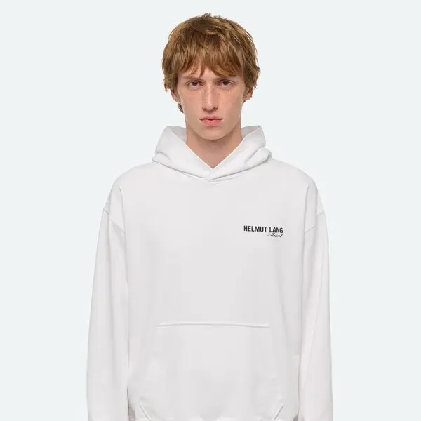 Helmut Lang Ski Map Hoodie - White