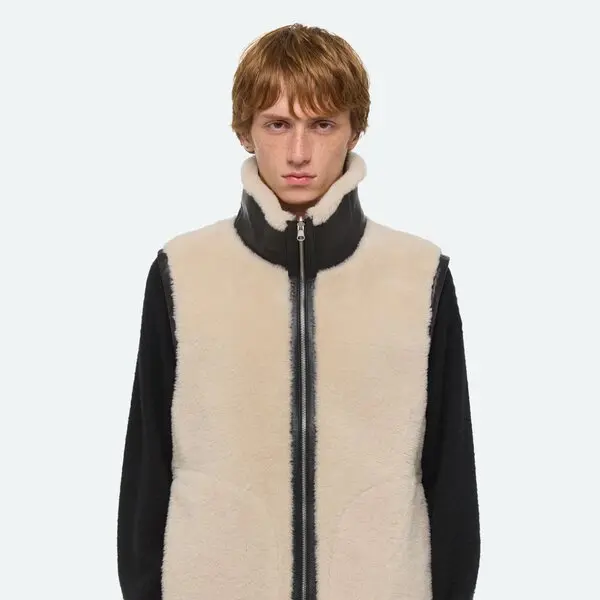 Helmut Lang Shearling Vest