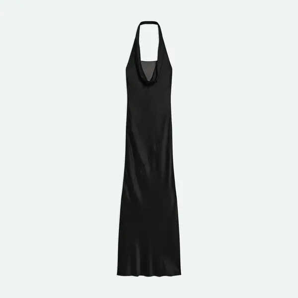 Helmut Lang Silk U-neck Dress