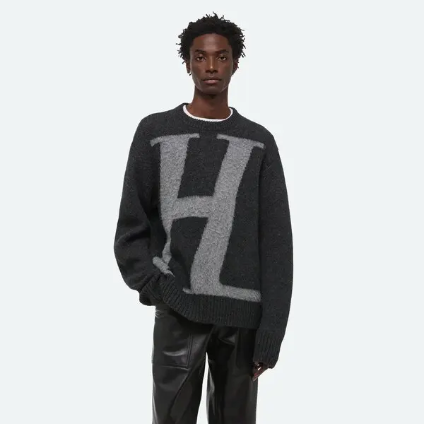 Helmut Lang Logo Crewneck