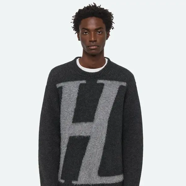Helmut Lang Logo Crewneck
