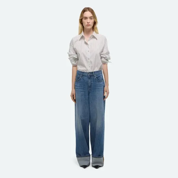 Helmut Lang Low-rise Drop Jeans - Classic Blue