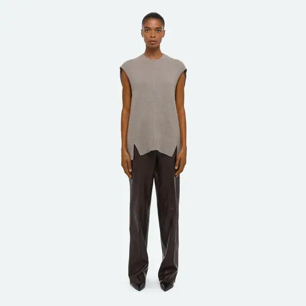 Helmut Lang Brushed Sweater Vest - Fog