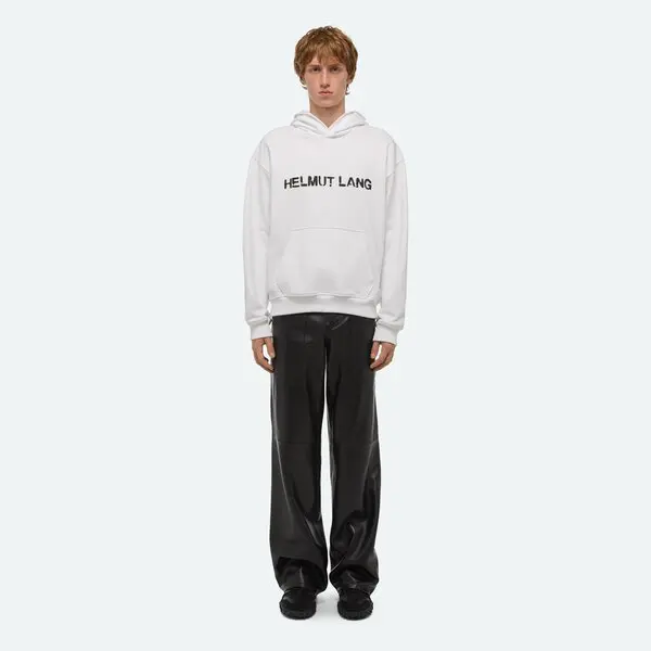 Helmut Lang Hooded Sweatshirt - White