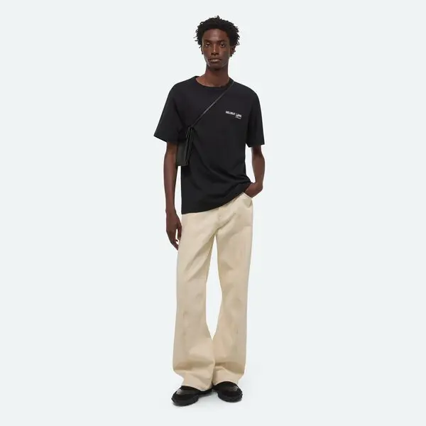 Helmut Lang Ski Map Tee - Black
