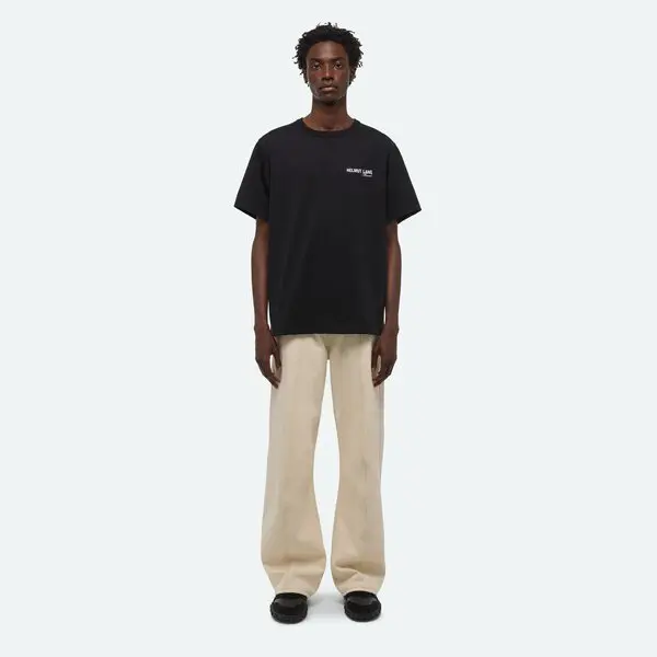 Helmut Lang Ski Map Tee - Black