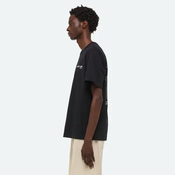 Helmut Lang Ski Map Tee - Black