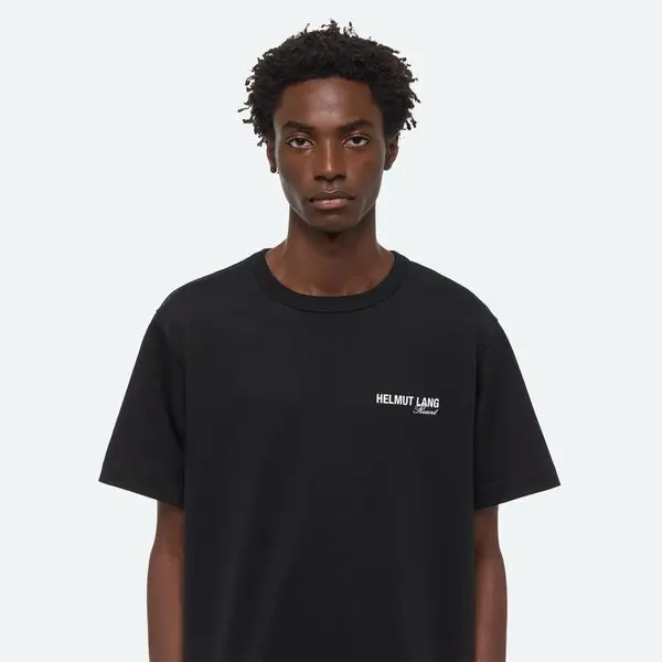 Helmut Lang Ski Map Tee - Black