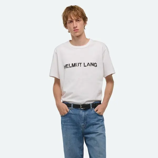 Helmut Lang Stencil Tee - White