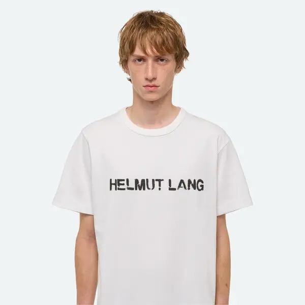 Helmut Lang Stencil Tee - White
