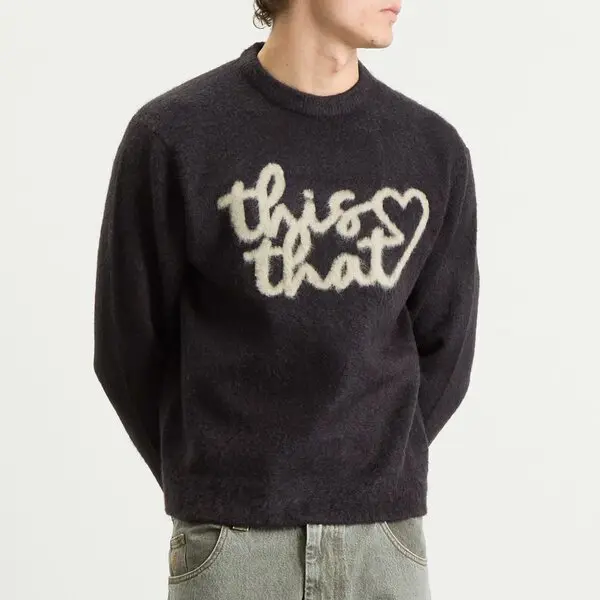 THISISNEVERTHAT Heart Logo Knit Jumper
