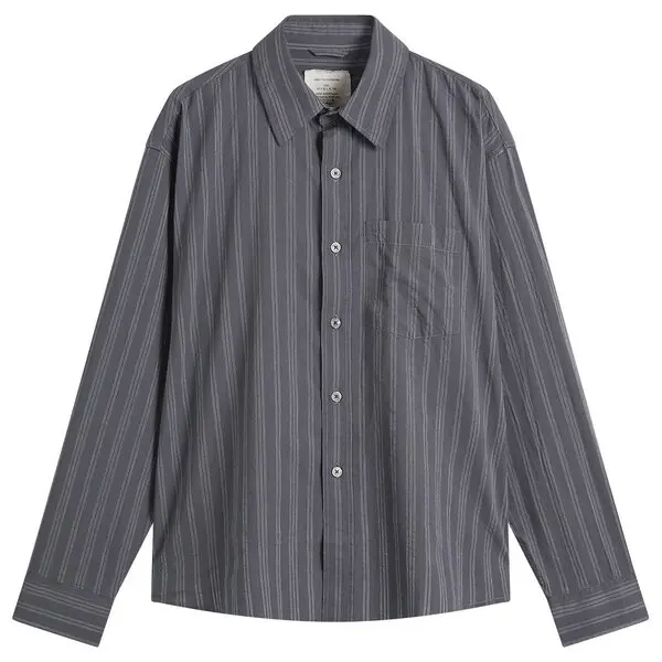 MFPEN Executive Shirt - Dark Grey Double Stripe
