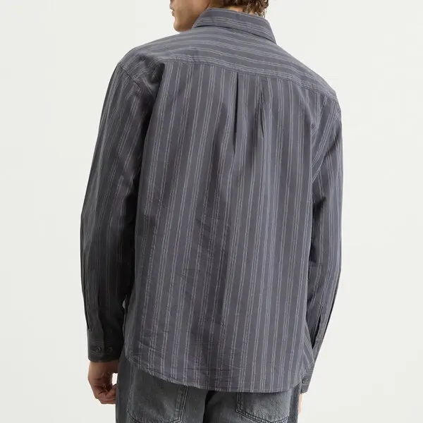 MFPEN Executive Shirt - Dark Grey Double Stripe