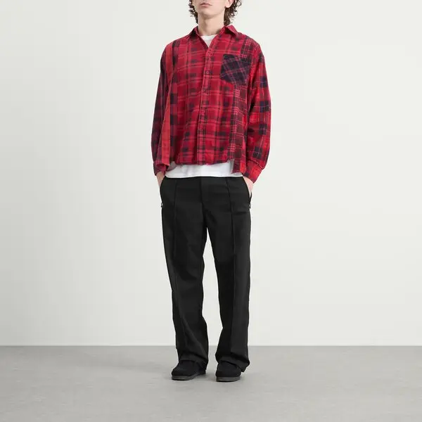Needles 7 Cuts Over Dyed Flannel Shirt