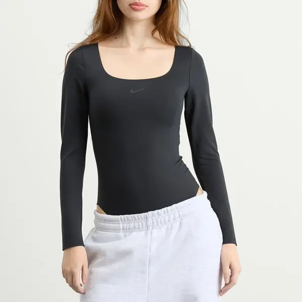 Nike Form Longsleeve Bodysuit - Black/smoke Grey