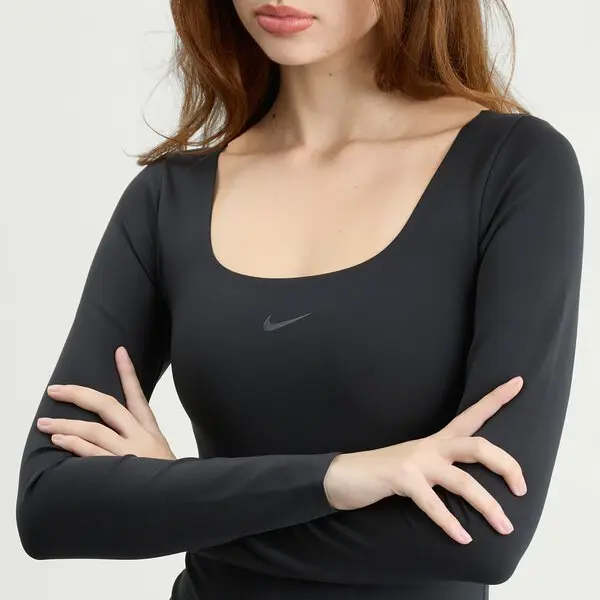 Nike Form Longsleeve Bodysuit - Black/smoke Grey
