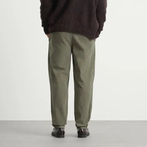 Folk Assembly Corduroy Pants - Dark Olive Cord